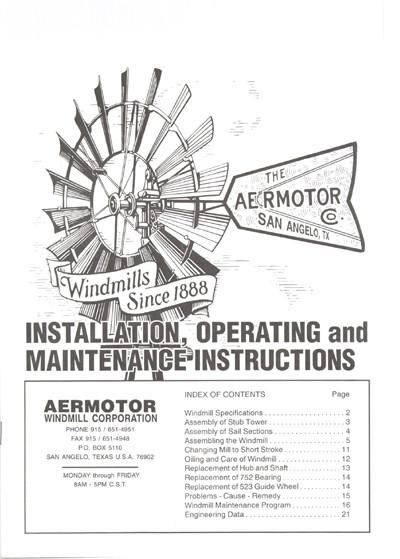 Windmill Parts Diagram